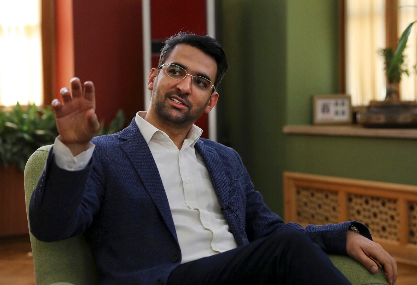 Mohammad Javad Azari Jahromi, a former general manager of the Ministry ...